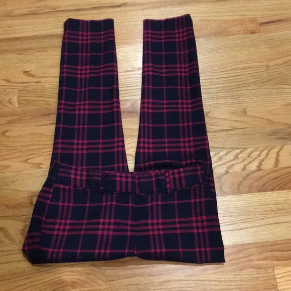 crown & ivy | Pants & Jumpsuits | Crown And Ivy 2p Plaid Pants | Poshmark
